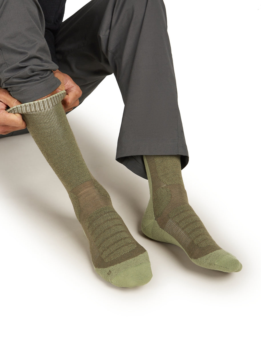 Icebreaker Hike+ Heavy Crew men's merino hiking socks thick – Merino ...