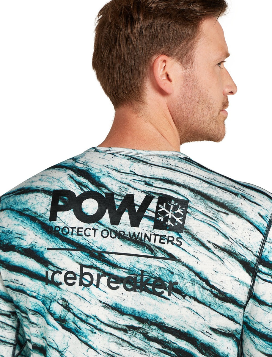 Icebreaker Men Merino 200 Oasis Long Sleeve Crewe Protect Our Winters ...