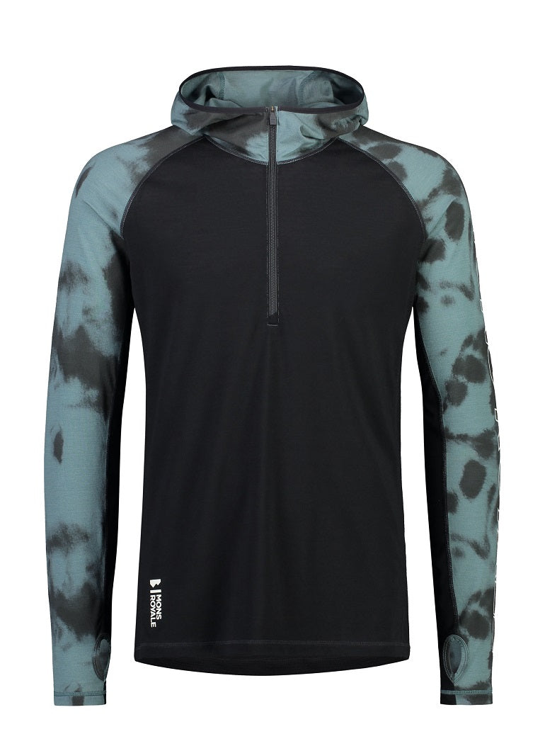 Mons Royale Temple Tech Hood Merino Kapuzenshirt Herren – Merino-Store.com