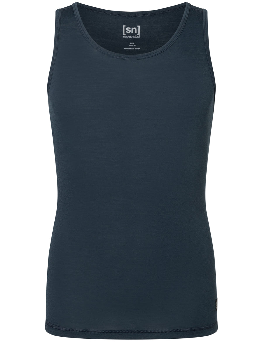 Super.Natural Sierra 140 Tank Men's Merino Polyester – Merino-Store.com